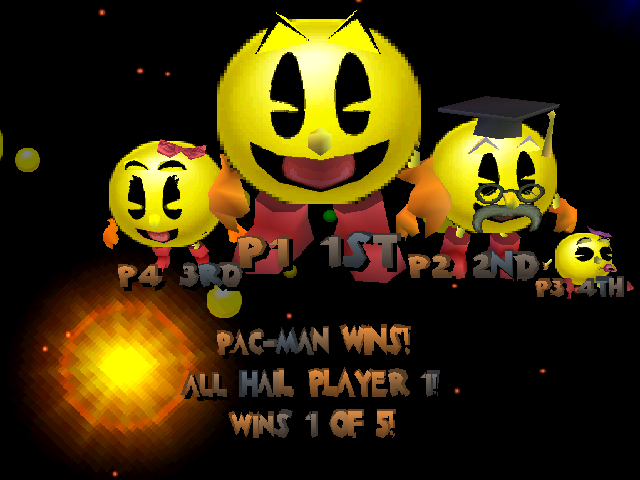 Screenshot of Ms. Pac-Man Maze Madness (PlayStation, 2000) - MobyGames