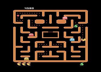 Screenshot of Ms. Pac-Man (Atari 8-bit, 1982) - MobyGames