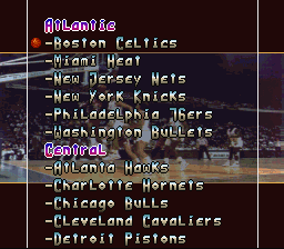 Screenshot of NBA All-Star Challenge (SNES, 1992) - MobyGames