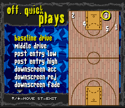 Screenshot of NBA Live 97 (SNES, 1996) - MobyGames
