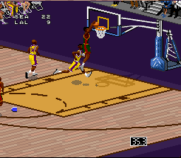 Screenshot of NBA Live 97 (SNES, 1996) - MobyGames