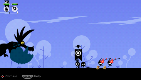 Screenshot of Patapon (PSP, 2008) - MobyGames