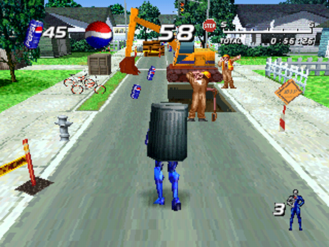 Screenshot of Pepsiman (PlayStation, 1999) - MobyGames