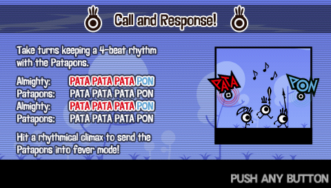 Screenshot of Patapon (PSP, 2008) - MobyGames