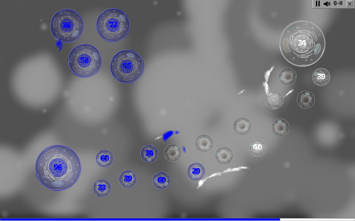 Screenshot of Phage Wars 2 (Browser, 2009) - MobyGames