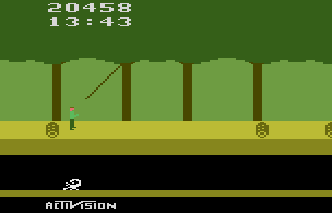 Screenshot of Pitfall! (Atari 2600, 1982) - MobyGames