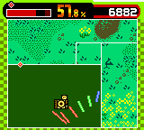 Screenshot of Qix Adventure (Game Boy Color, 1999) - MobyGames