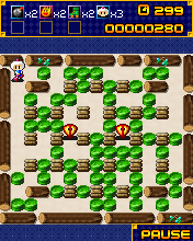 Screenshot of Bomberman (J2ME, 2007) - MobyGames