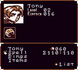 Screenshot of Magi Nation (Game Boy Color, 2001) - MobyGames