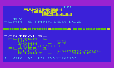 Ludwig's Lemon Lasers (1982) - MobyGames