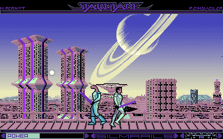 Screenshot of StarBlade (Amiga, 1990) - MobyGames