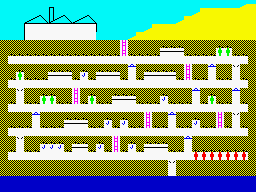 Screenshot of Pitman Seven (ZX Spectrum, 1983) - MobyGames