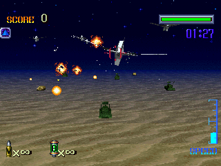 Screenshot of 3D Shooting Tkool (PlayStation, 1996) - MobyGames