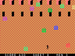 Screenshot of The Wall (TI-99/4A, 1984) - MobyGames