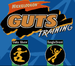 Screenshot of Nickelodeon GUTS (SNES, 1994) - MobyGames