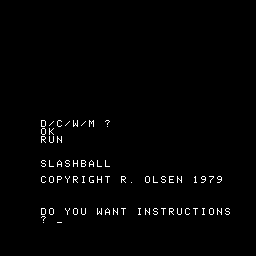 Slashball (1979) - MobyGames