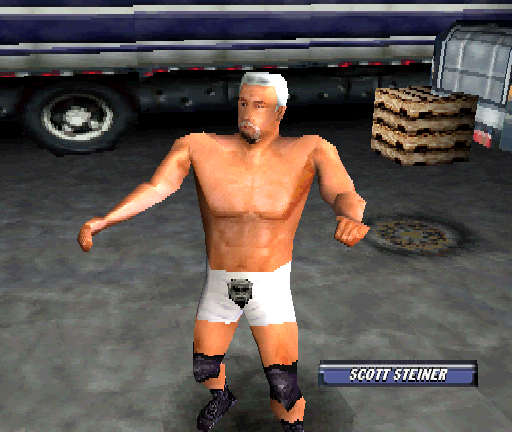 Screenshot of WCW Backstage Assault (PlayStation, 2000) - MobyGames