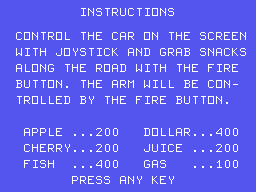 Screenshot of Munch Mobile (TI-99/4A, 1983) - MobyGames