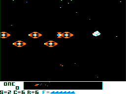 Screenshot of Stellar Life Line (TRS-80 CoCo, 1984) - MobyGames