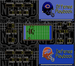 Screenshot of NFL Football (SNES, 1993) - MobyGames