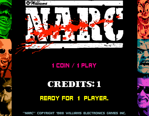 Screenshot of NARC (Arcade, 1989) - MobyGames