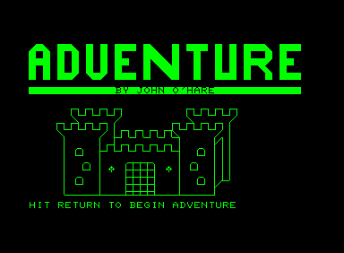 Adventure 1: Cavern of Riches (1980) - MobyGames