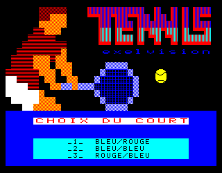 Tennis (1985) - MobyGames
