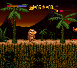 Screenshot of Radical Rex (SNES, 1994) - MobyGames