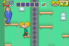 Screenshot of Hey Arnold! The Movie (Game Boy Advance, 2002) - MobyGames