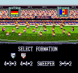 Screenshot of Goal! (SNES, 1992) - MobyGames