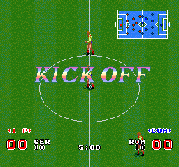Screenshot of Goal! (SNES, 1992) - MobyGames