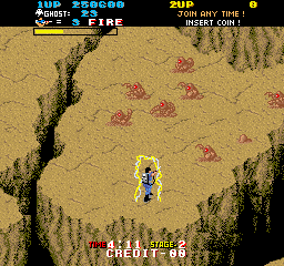 Screenshot of The Real Ghostbusters (Arcade, 1987) - MobyGames