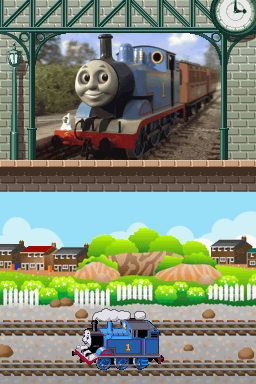 Screenshot of Kikansha Thomas: Kokugo Sansuu Eigo (Nintendo DS, 2007 ...