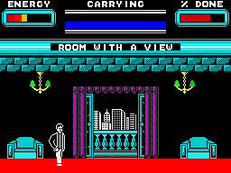 Screenshot of Skyscraper of Doom (ZX Spectrum, 2009) - MobyGames