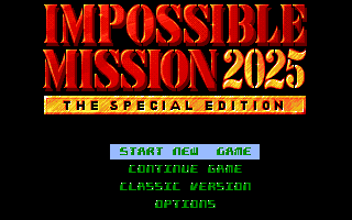 Screenshot of Impossible Mission 2025 (Amiga CD32, 1994) - MobyGames