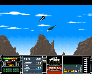 Screenshot of Jetstrike (Amiga CD32, 1994) - MobyGames