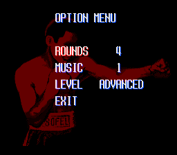 Screenshot of TKO Super Championship Boxing (SNES, 1992) - MobyGames