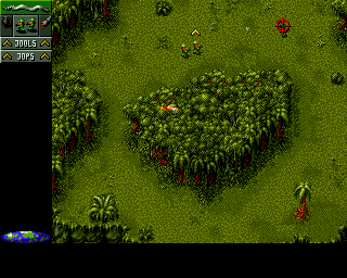 Screenshot of Cannon Fodder (Amiga CD32, 1993) - MobyGames