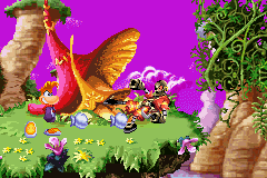 Screenshot of Rayman 3 (Game Boy Advance, 2003) - MobyGames