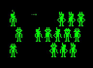 Screenshot of Android Nim (Commodore PET/CBM, 1978) - MobyGames