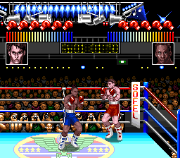 Screenshot of TKO Super Championship Boxing (SNES, 1992) - MobyGames