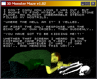 Screenshot of 3D Monster Maze (Windows, 2002) - MobyGames