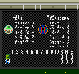 Screenshot of Super Bases Loaded (SNES, 1991) - MobyGames