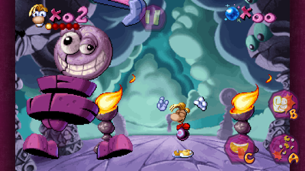 Screenshot of Rayman (Android, 1995) - MobyGames