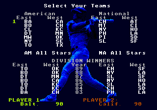 Screenshot of R.B.I. Baseball 3 (Genesis, 1991) - MobyGames