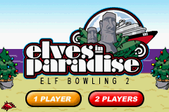 Screenshot of Elf Bowling 1&2 (Game Boy Advance, 2005) - MobyGames