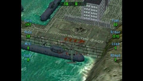 Screenshot of Soviet Strike (PSP, 1996) - MobyGames