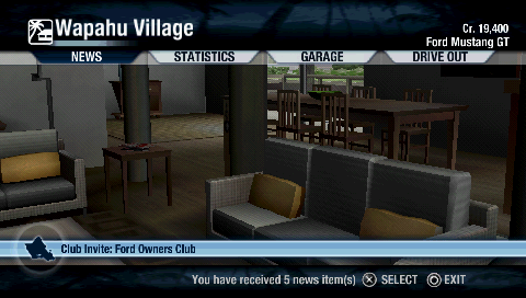 Screenshot of Test Drive Unlimited (PSP, 2006) - MobyGames