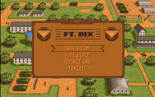 Screenshot of Rocket Ranger (Amiga, 1988) - MobyGames