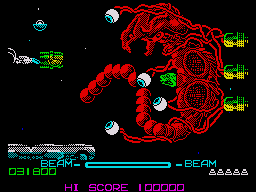 Screenshot of R-Type (ZX Spectrum, 1987) - MobyGames